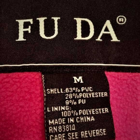 Fuda | Jackets & Coats | Fuda Insulated Black Rain Fall Winter Trench ...